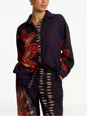 DIARRABLU Graphic-print Shirt - Blue