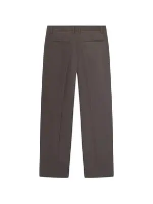 LES DEUX Como Pressed-crease Trousers - Brown