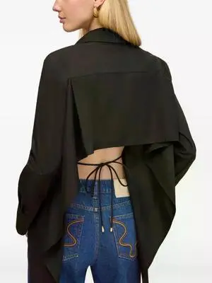 Cult Gaia Emelyn Open-back Shirt