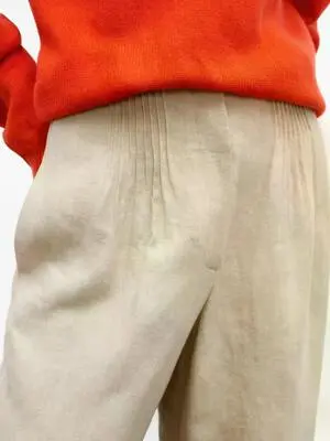 TWP Pleated Wide-leg Trousers