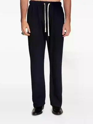 LES TIEN Piqué Trousers - Blue