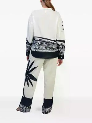 DIARRABLU Graphic-print Button-down Shirt - White