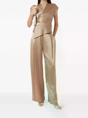 THE SEI Wrap-design Sleeveless Top