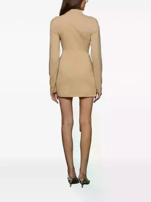 ET OCHS Poala Gathered Draped Dress - Neutrals