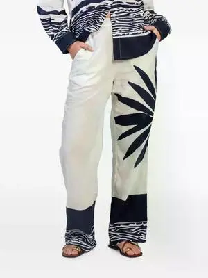 DIARRABLU Graphic Print Trousers - Neutrals
