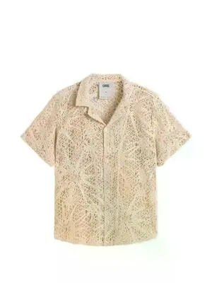 OAS Company Astrea Cuba Crochet-knit Shirt - Neutrals
