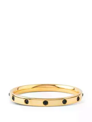 MONET 1980s Round-cut-crystal Bracelet - Gold