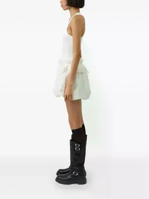 AKNVAS Indi Eyelet-embroidered Ruffled Dress