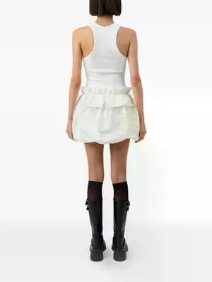 AKNVAS Indi Eyelet-embroidered Ruffled Dress