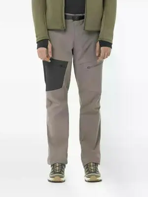 SALOMON Panelled Buckled-belt Trousers