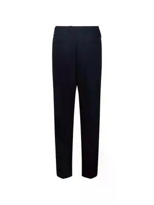 PAOLO PECORA Pleated Trousers - Blue