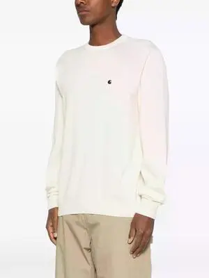Carhartt Work In Progress Madison Logo-embroidered Sweater - Neutrals