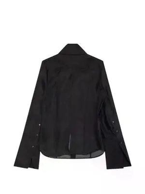 Matieres Fecales Sheer Silk Shirt
