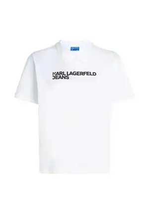 Karl Lagerfeld Logo-print Short-sleeve T-shirt - White
