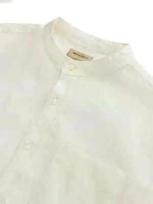 Woolrich Garment-dyed Linen Shirt - Neutrals