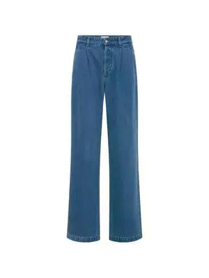 Marine Serre Wide Leg Bottoms For Men