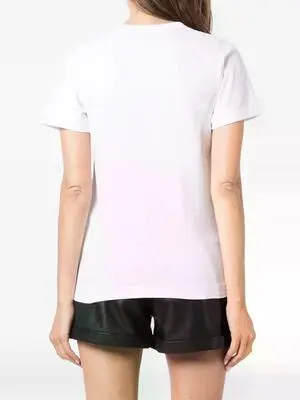 Play Comme Des Garcon Heart-patch T-shirt - White