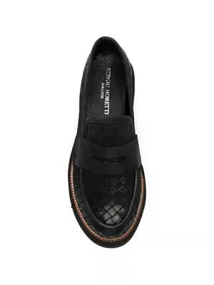 SERGIO MORETTI FIRENZE Woven Chunky-sole Loafers