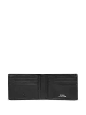 Guess Logo-plaque Wallet - Black