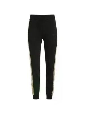 Guess Logo-tape Track Pants - Black