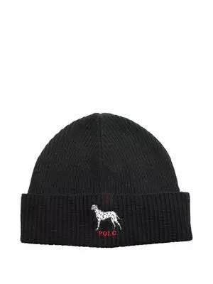 Polo Ralph Lauren Dalmatian Dog Beanie - Black
