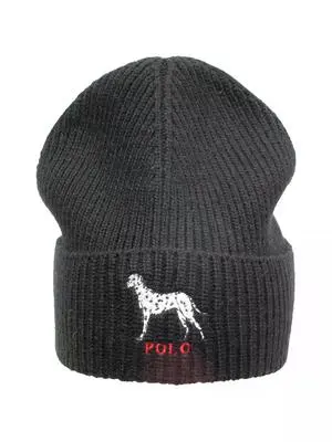 Polo Ralph Lauren Dalmatian Dog Beanie - Black