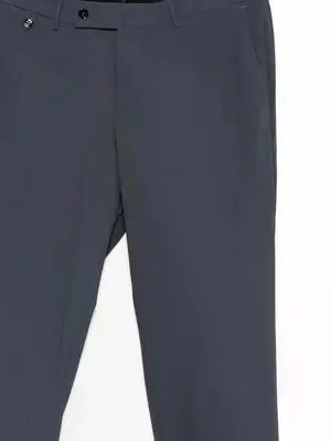 PT TORINO Logo-plaque Tailored Trousers - Blue