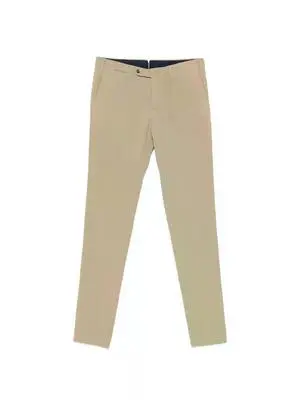PT TORINO Belt-loop Pocket Trousers - Neutrals