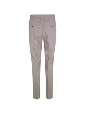 Incotex Pleated Drawstring Trousers - Neutrals