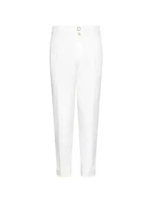 Jacob Cohen Tailored Pressed Crease Trousers - White