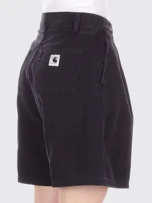 Carhartt Work In Progress Cotton Denim Knee-length Shorts - Black