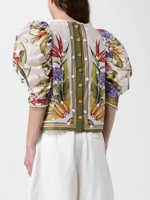 Farm Rio Printed Puff Sleeve Top