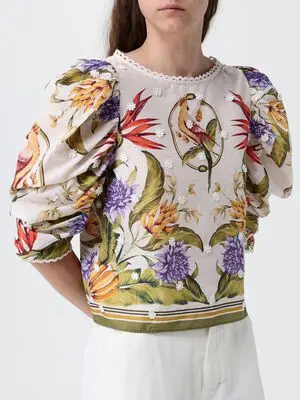 Farm Rio Printed Puff Sleeve Top