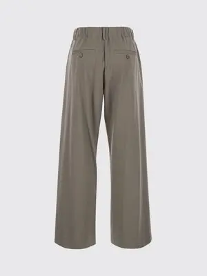 Brunello Cucinelli Cotton Blend Wide Leg Trousers