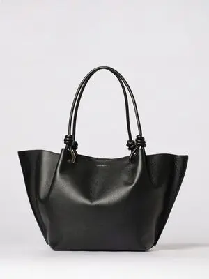 COCCINELLE Grained Leather Finn Shoulder Bag - Black