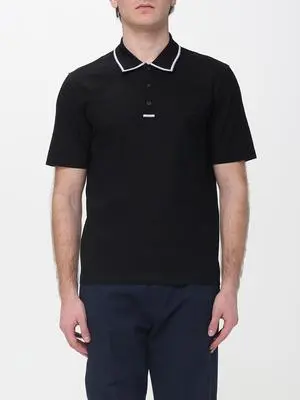 Ferragamo Black Polo Shirts for Men