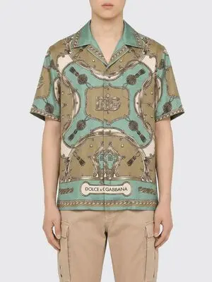 Dolce & Gabbana Printed Silk Shirt