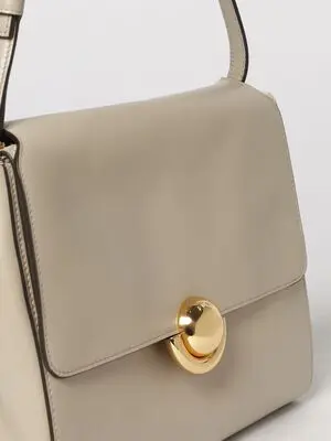 Furla Domus Leather Shoulder Bag - Grey