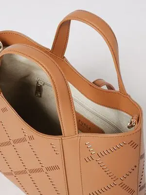 Furla Perforated Top Handle Bag - Brown