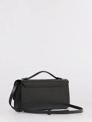 Furla Clara Leather Clutch - Black