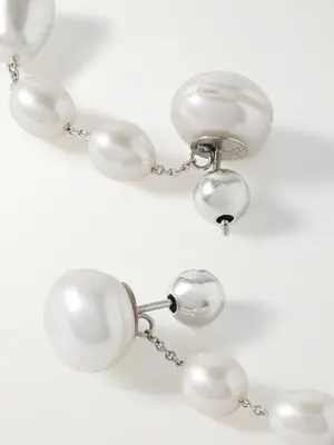 SOPHIE BUHAI Large Eleanor Pearl Drop Earrings