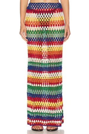 ALL THAT REMAINS Heavyweight Crochet Skirt