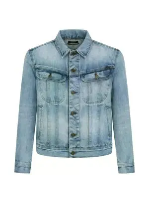 TOM FORD Button-fastening Denim Jacket - Blue