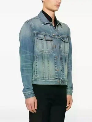 TOM FORD Button-fastening Denim Jacket - Blue