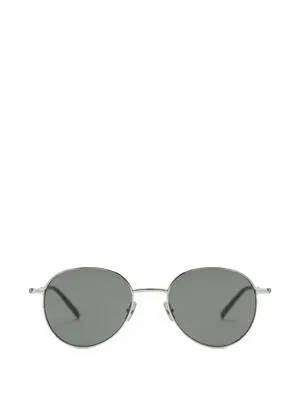 Saint Laurent Round Frame Sunglasses - Silver