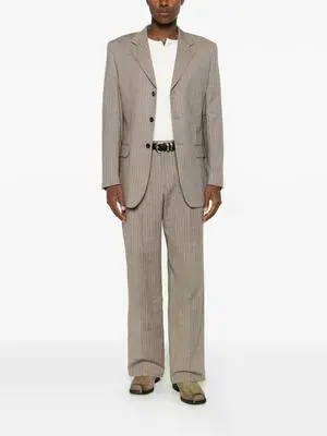SUNFLOWER Show Pinstripe Blazer - Neutrals