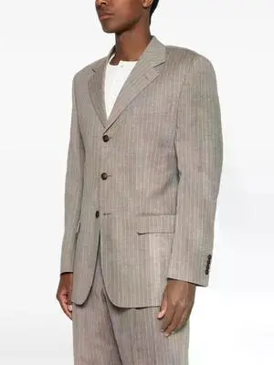 SUNFLOWER Show Pinstripe Blazer - Neutrals