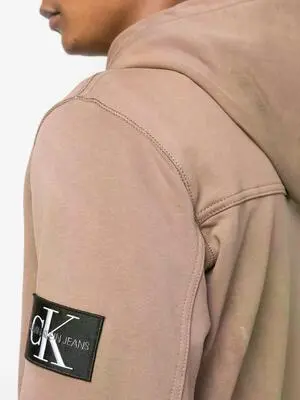 Calvin Klein Heavyweight Cotton Hoodie - Brown