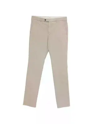 BERWICH Vulcano Slim Cut Trousers - Neutrals