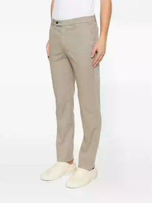 BERWICH Vulcano Slim Cut Trousers - Neutrals
